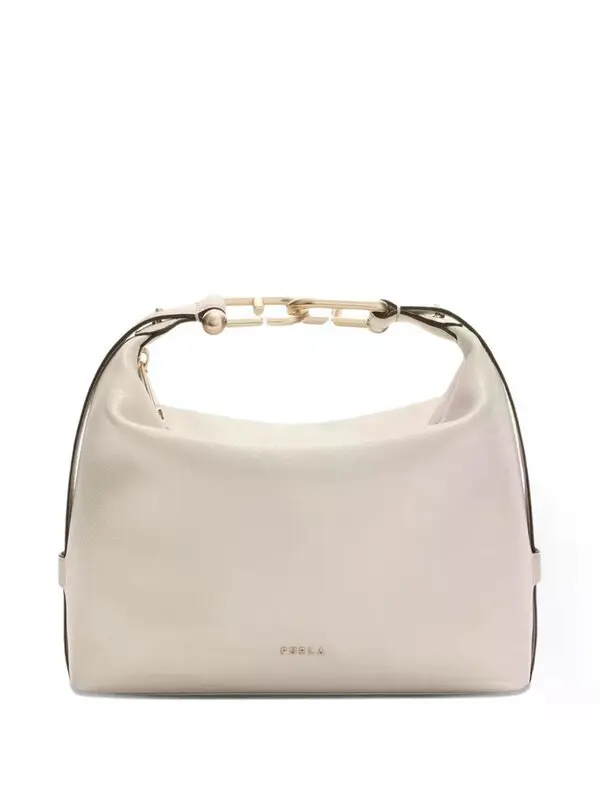 Furla Textured Tonie Shoulder Bag - Neutrals