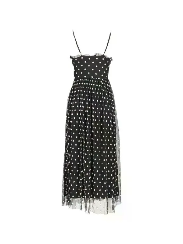 Vintage Embroidered Maxi Dress - Black | Editorialist