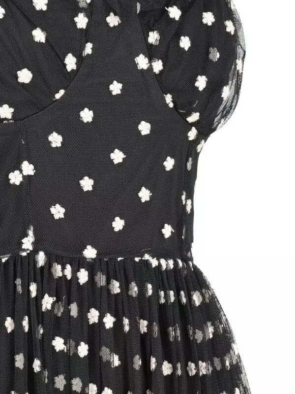 goddiva embroidered mesh maxi dress product info and reviews White Sequin Embroidered Bow Strap Vintage Midi Dress – Modsele main image 1