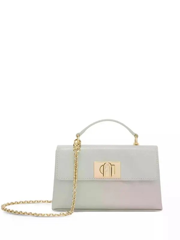 Furla Mini 1927 Leather Tote - Grey