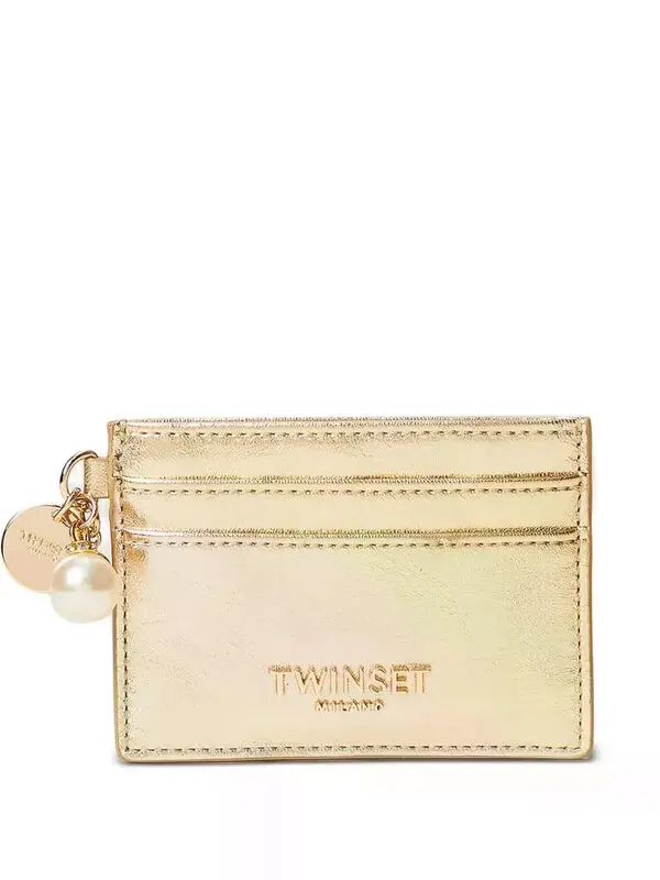 TWINSET Charm-detail Cardholder - Gold