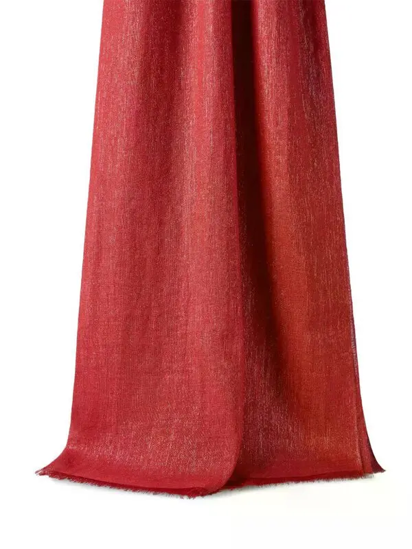 Brunello Cucinelli Sparkling Scarf - Red