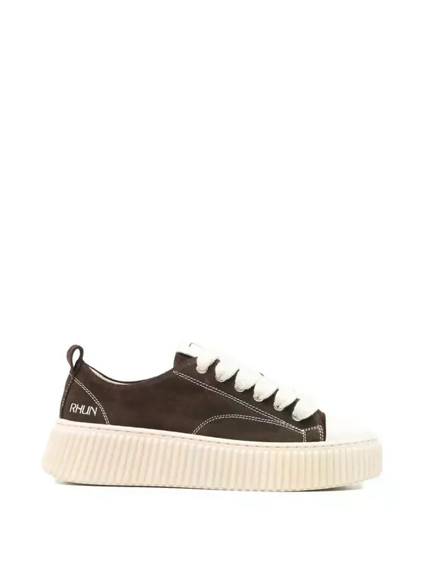RHUN 2020 Treble Lace-up Sneakers - Brown