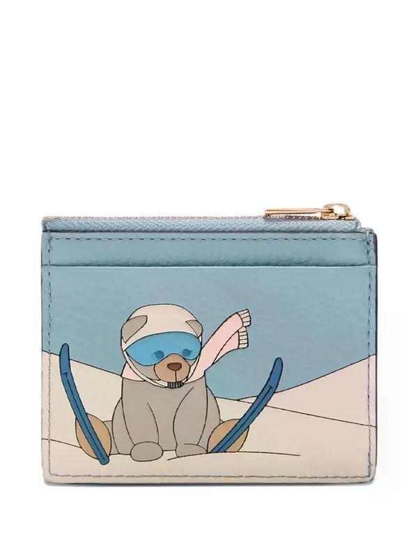 Furla Camelia Skiing-bear Print Wallet