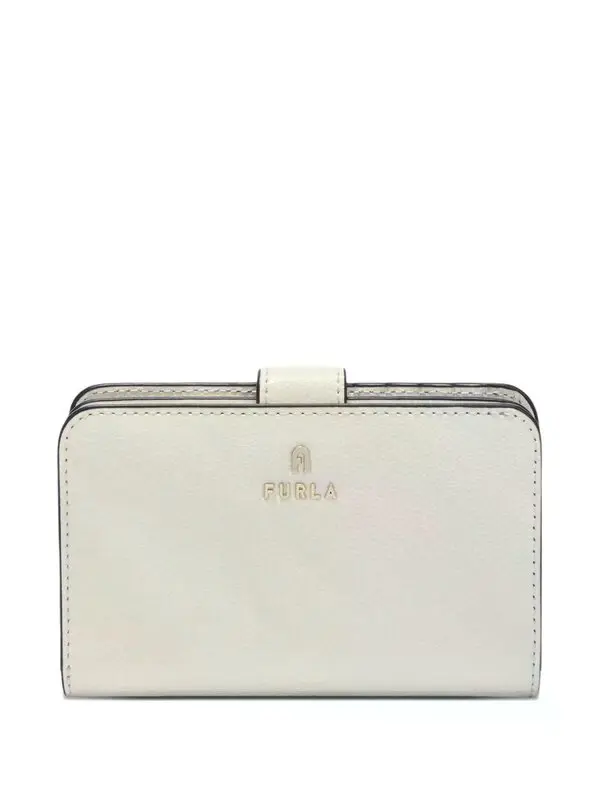 Furla Punched Logo Compact Wallet - Neutrals
