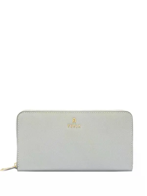 Furla Zip-around Logo Wallet - Blue