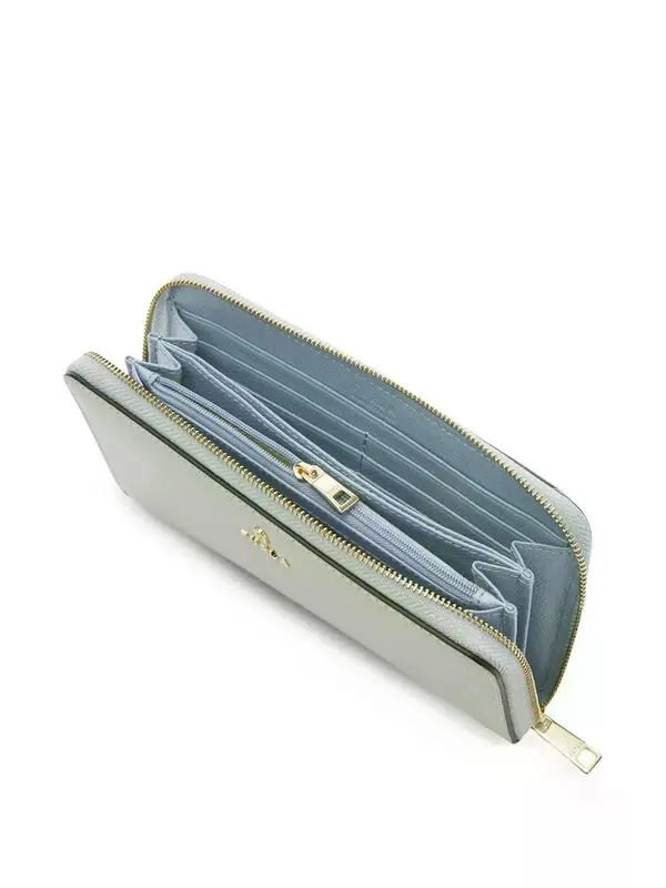 Furla Zip-around Logo Wallet - Blue