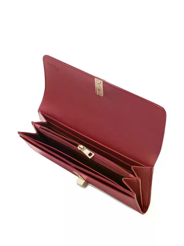 Furla Xl Iride Zip-fastening Continental Wallet - Red