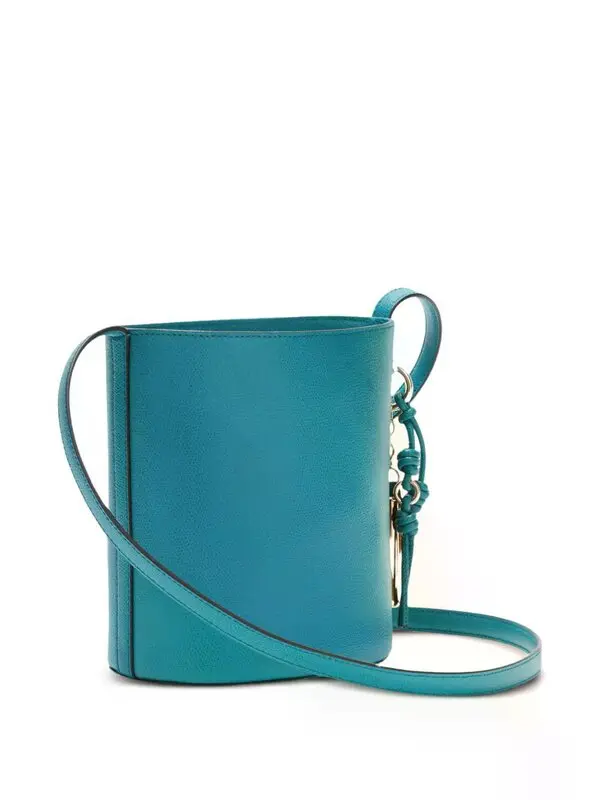 Furla Leather Bucket Bag - Blue