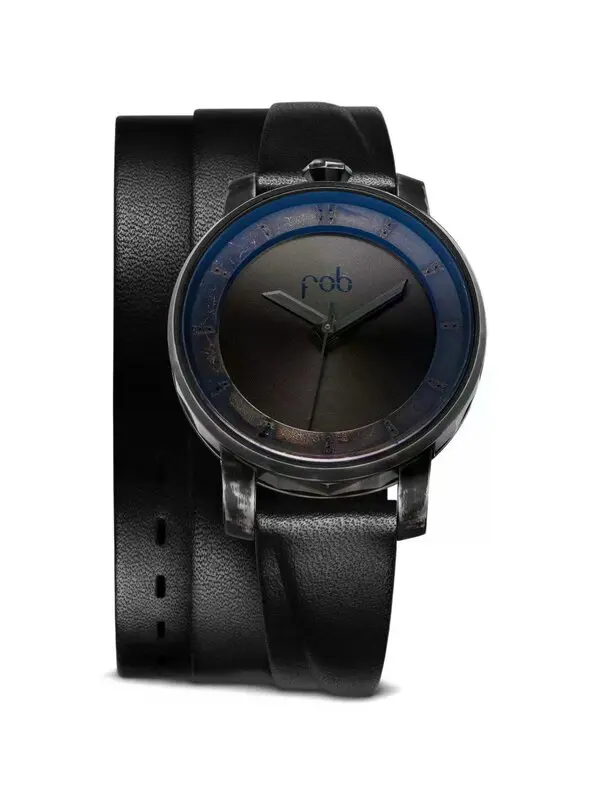 FOB PARIS 36mm Automatic Watch - Black