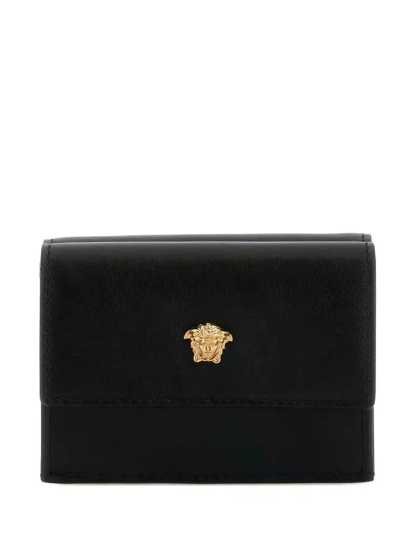Versace Medusa Tri-fold Wallet - Black