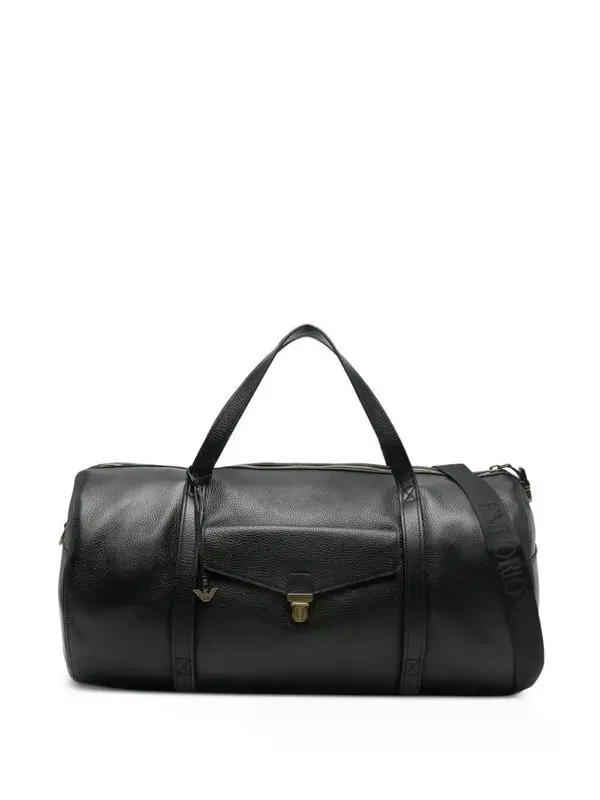 Emporio Armani Logo-detail Holdall - Black