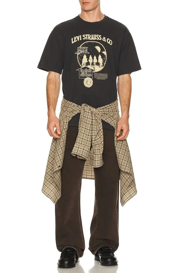 LEVI'S Fit Graphic Tee In Grey