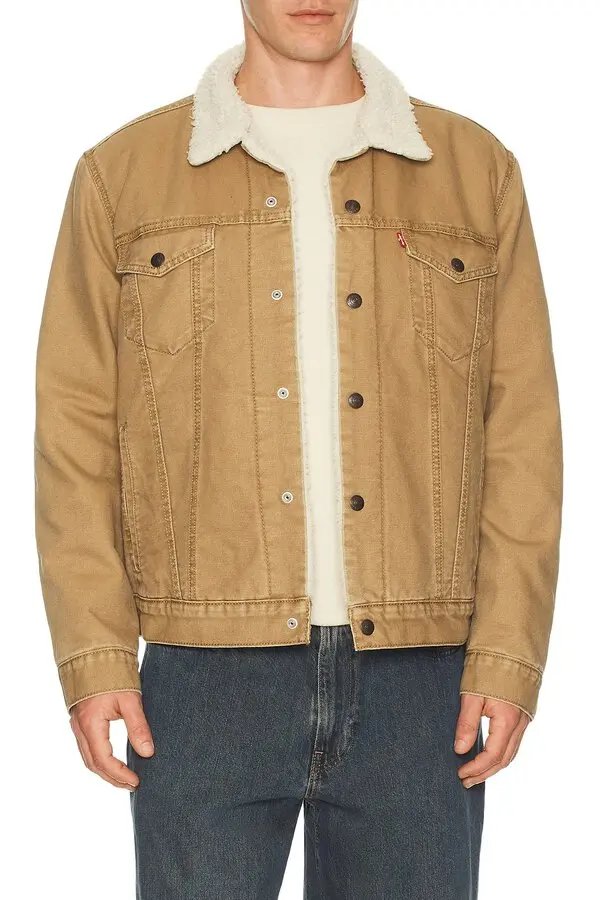LEVI'S Type 3 Sherpa Trucker Jacket - Ermine