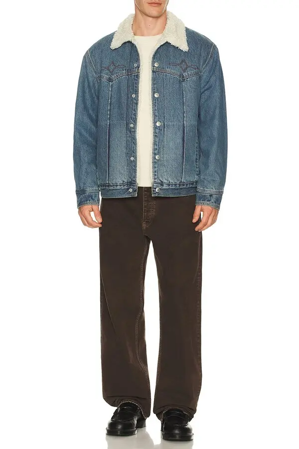LEVI'S Western Sherpa Trucker Jacket - Open Sail
