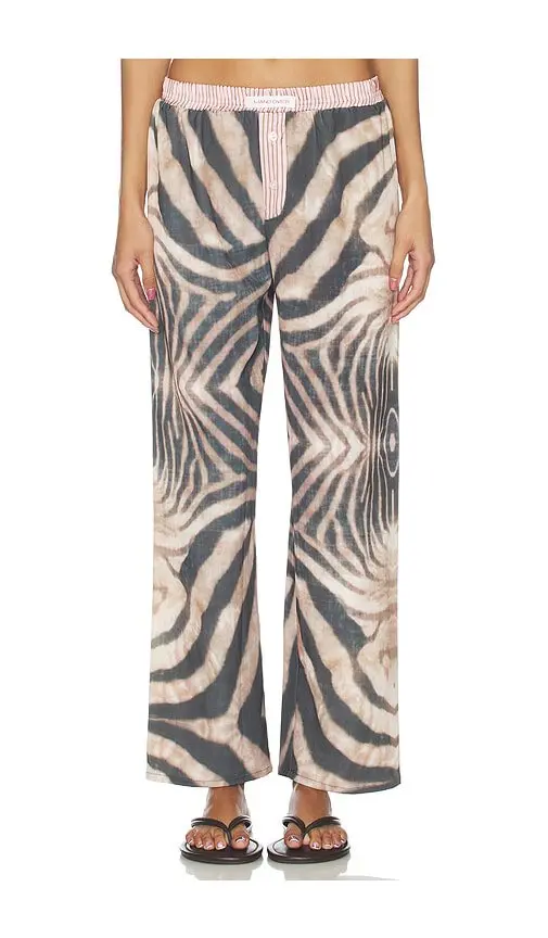 HAND OVER Samuel Zebra Printed Pant - Multi