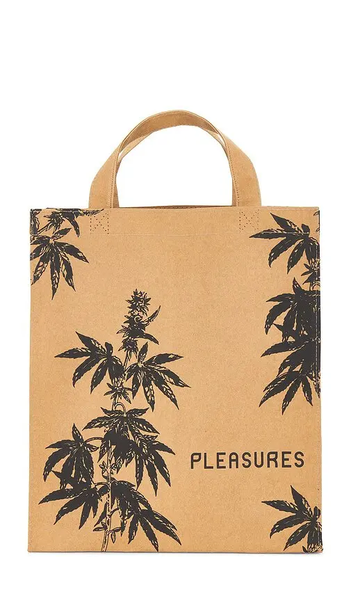 PLEASURES Leaf Washable Kraft Bag - Natural