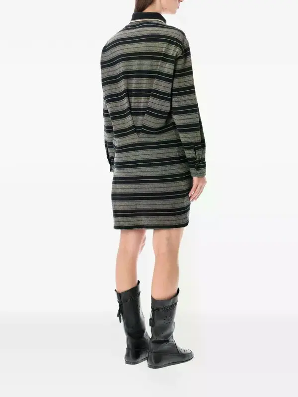 MARANT ETOILE Isea Polo Mini Dress - Grey