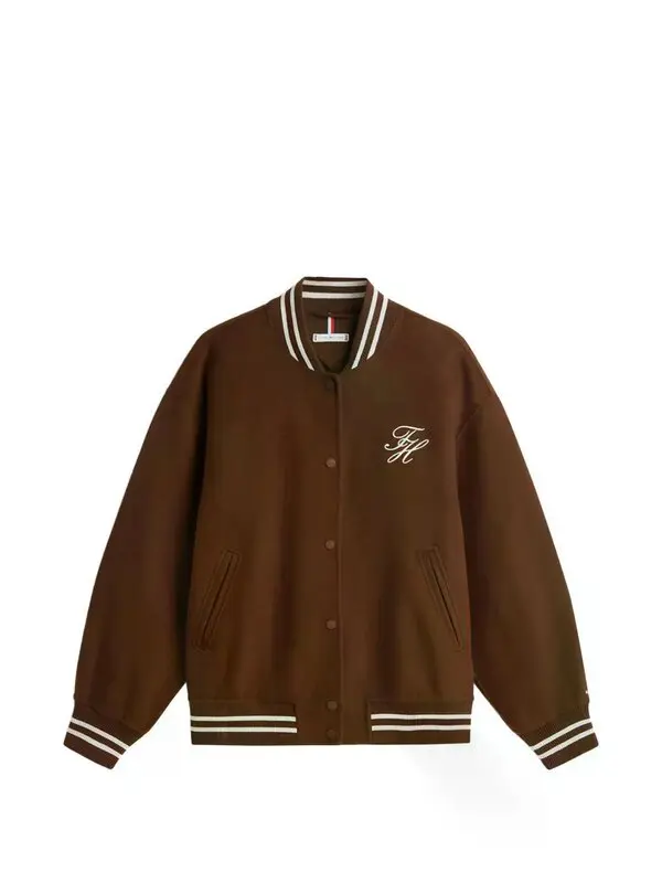 Tommy Hilfiger Striped-trimmed Bomber Jacket