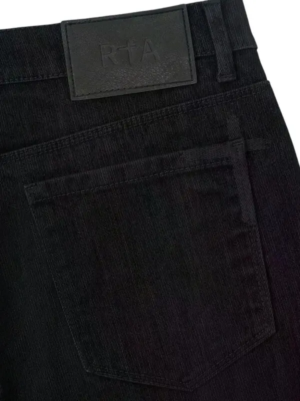 RtA Bryant Flocked Skinny Jeans