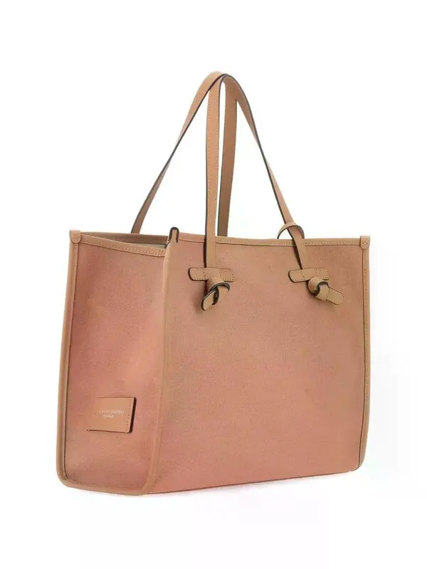 GIANNI CHIARINI Knot Detail Tote Bag - Neutrals