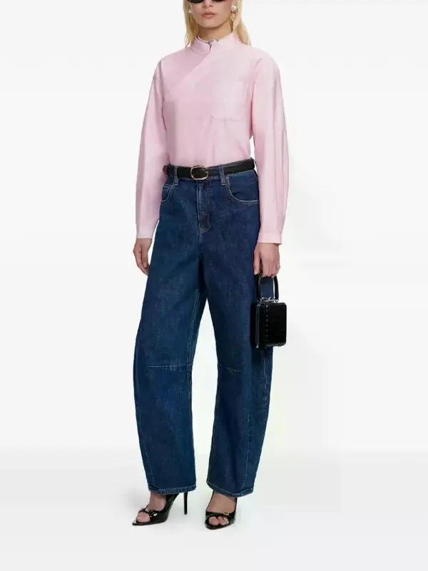 SELF-PORTRAIT Asymmetric Shirt
