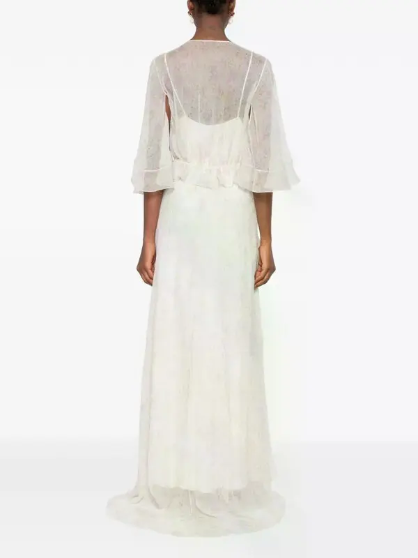 Alberta Ferretti Floral-print Maxi Dress
