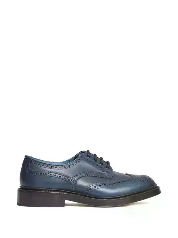 TRICKER'S Bourton Leather Derby Shoes - Blue