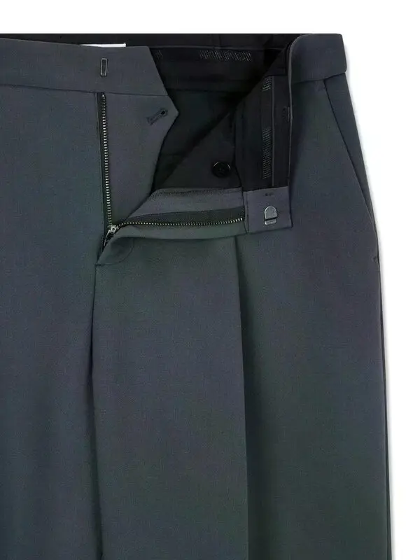 STUDIO TOMBOY Pintuck-detail Trousers - Grey