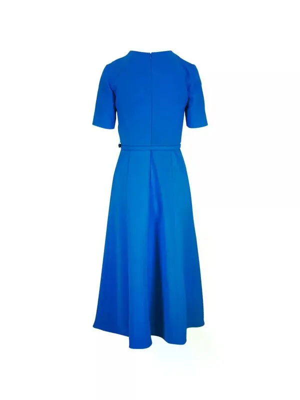 Carolina Herrera Belted Draped Dress