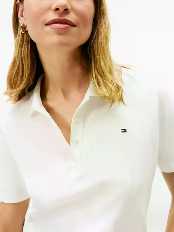Tommy Hilfiger Collared Short-sleeve Polo Top