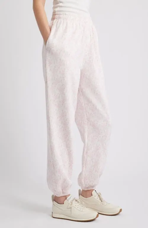 LoveShackFancy Lillia Ribbon Print Sweatpants