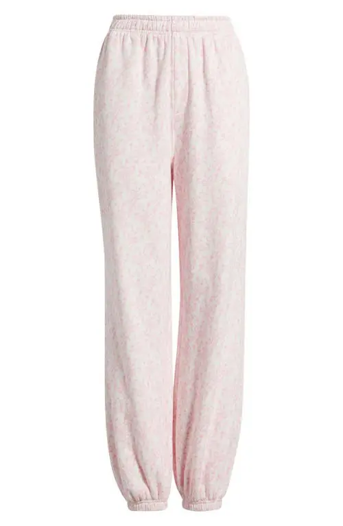 LoveShackFancy Lillia Ribbon Print Sweatpants