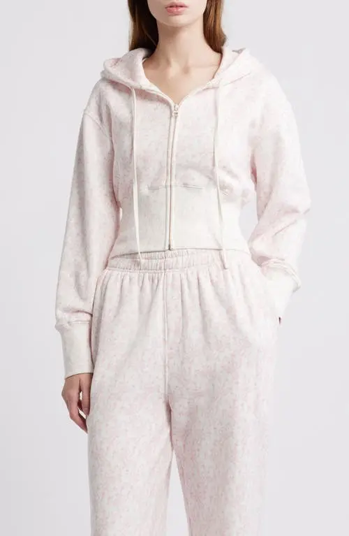 LoveShackFancy Arienne Ribbon Print Hoodie - Chantilly