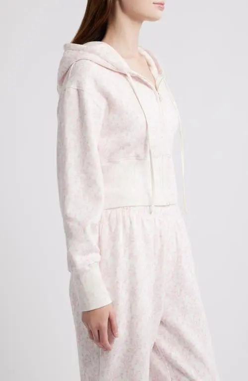 LoveShackFancy Arienne Ribbon Print Hoodie - Chantilly