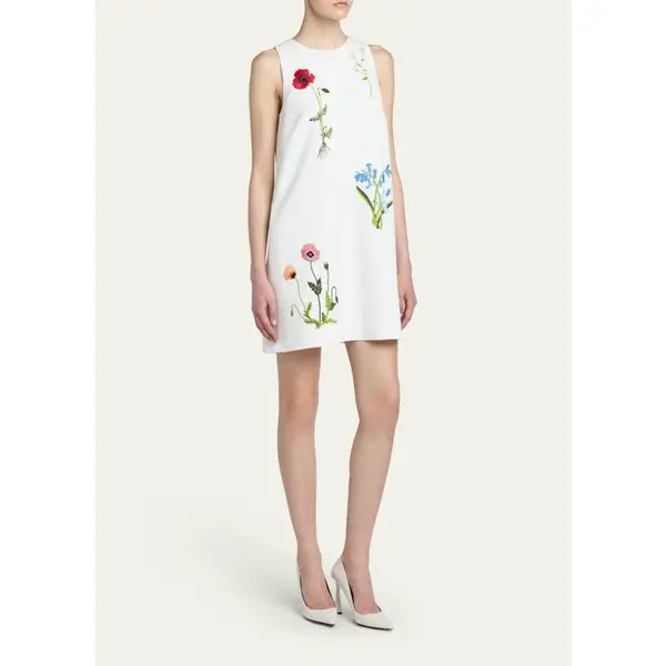 Stella McCartney Fringe-trim Sleeveless Dress