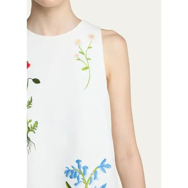 Stella McCartney Fringe-trim Sleeveless Dress