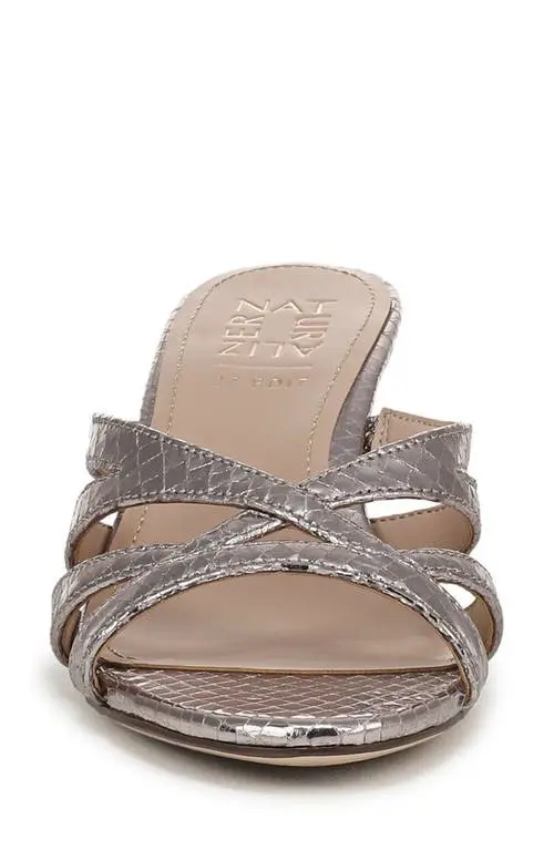 27 EDIT NATURALIZER Tuesday Slide Sandal - Pewter