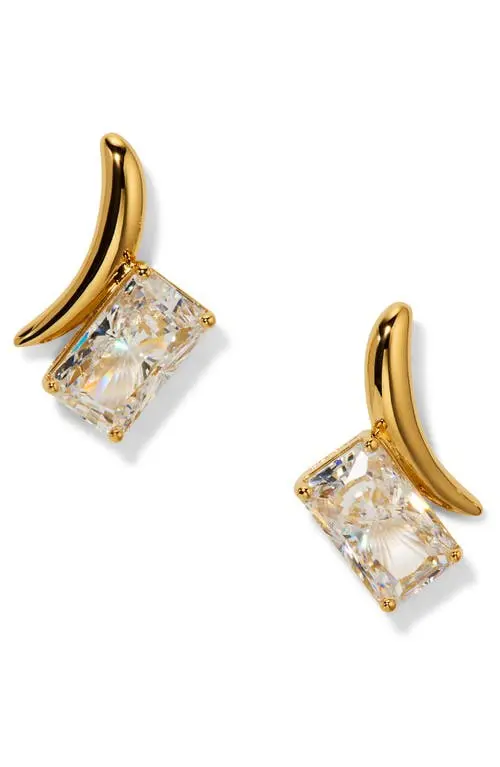 Nadri Phenom Stud Earrings - Gold