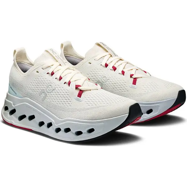 On Cloudsurfer Max Running Sneakers - Ivory/arctic