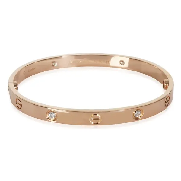 CARTIER Rose Gold Diamond Love Bracelet - Rose_gold