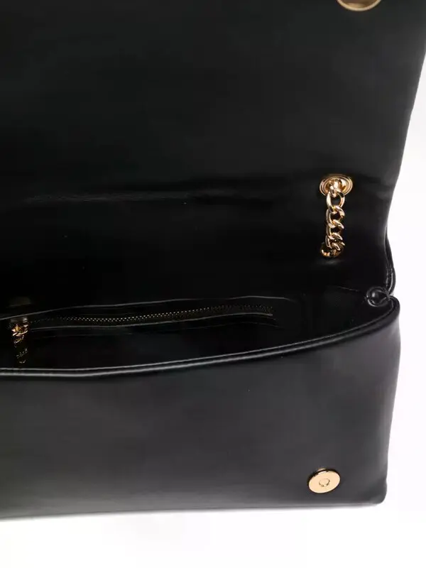 Moschino Quilted Shoulder Bag - Black