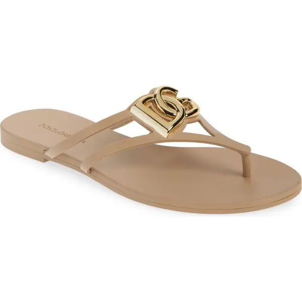 Dolce & Gabbana Logo Flip Flop