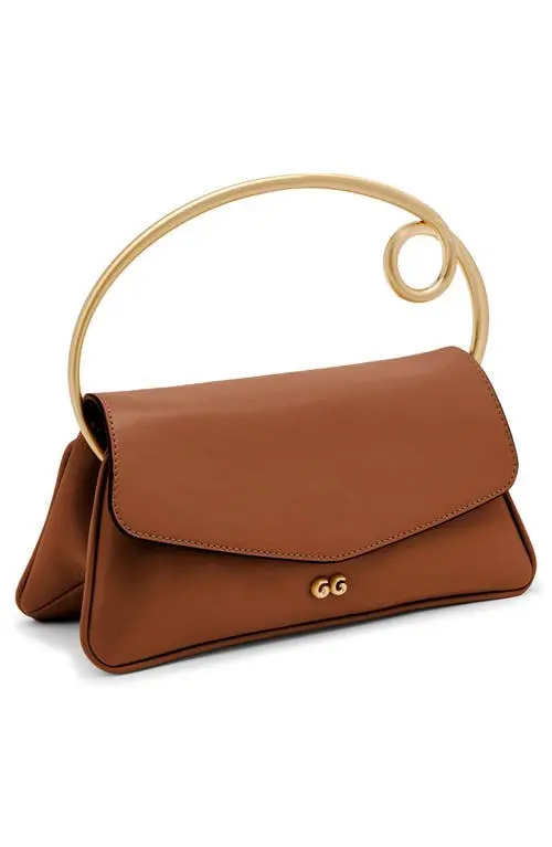 Cult Gaia Emily Leather Top Handle Bag