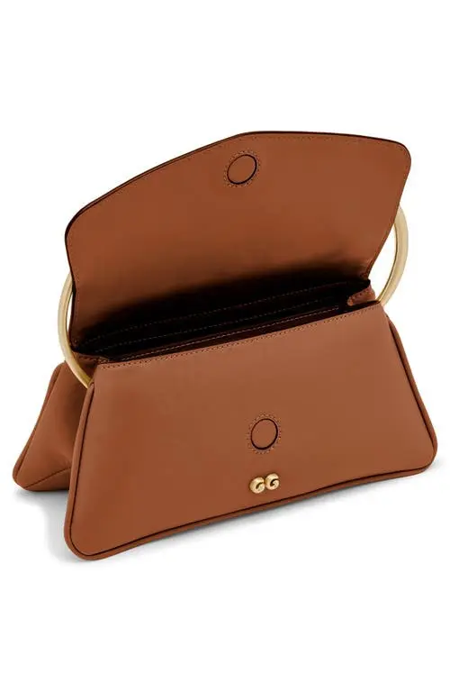 Cult Gaia Emily Leather Top Handle Bag