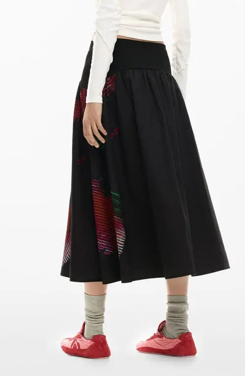 Desigual Evase Circle Skirt