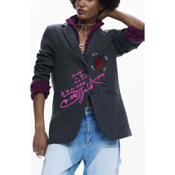 Desigual Hooded Blazer