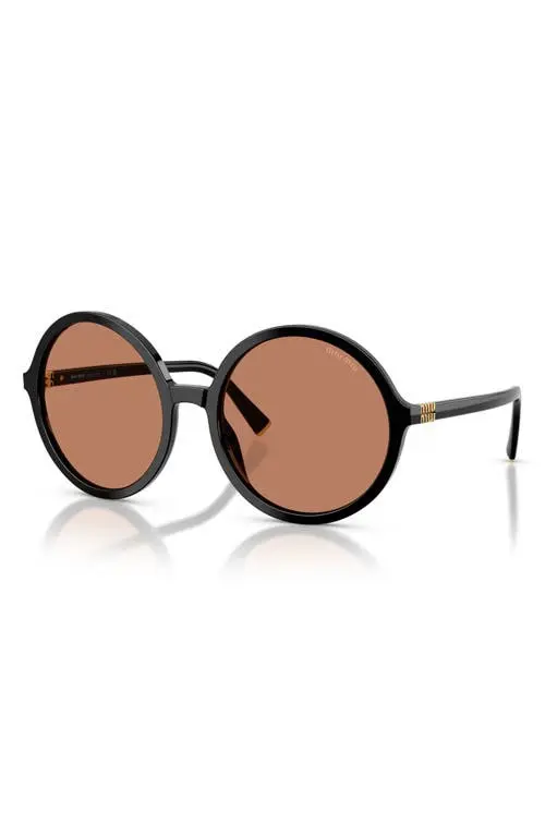 Miu Miu 59mm Round Frame Sunglasses