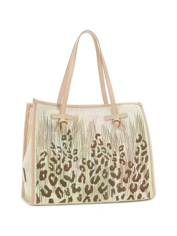 GIANNI CHIARINI Marcella Animal-print Shoulder Bag