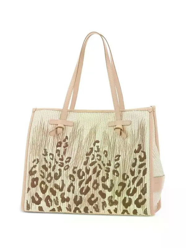 GIANNI CHIARINI Marcella Animal-print Shoulder Bag